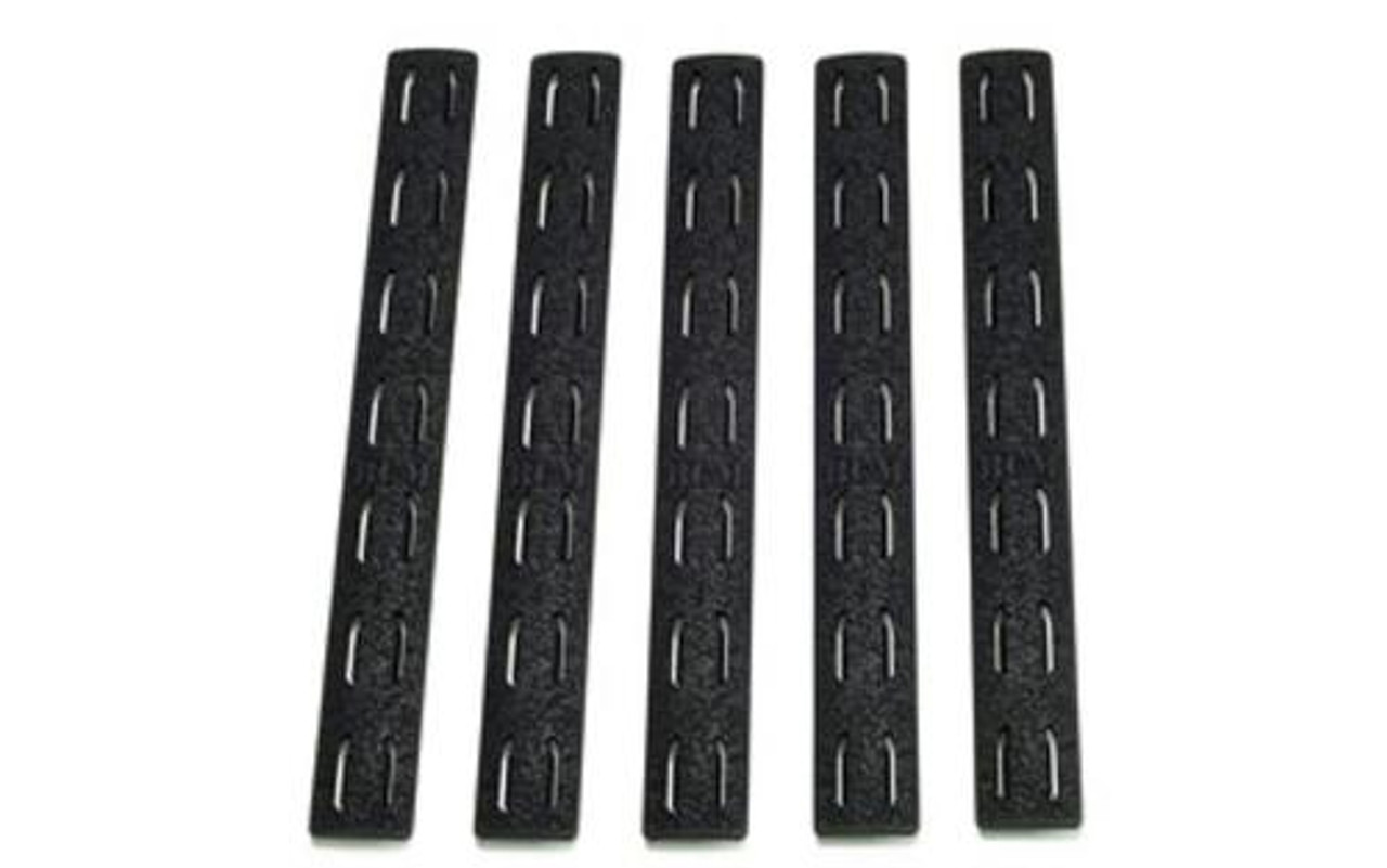 Bravo Company, KeyMod Rail Panel Kit, 5.5", Black, 5 Pack - Multi Gun Shop