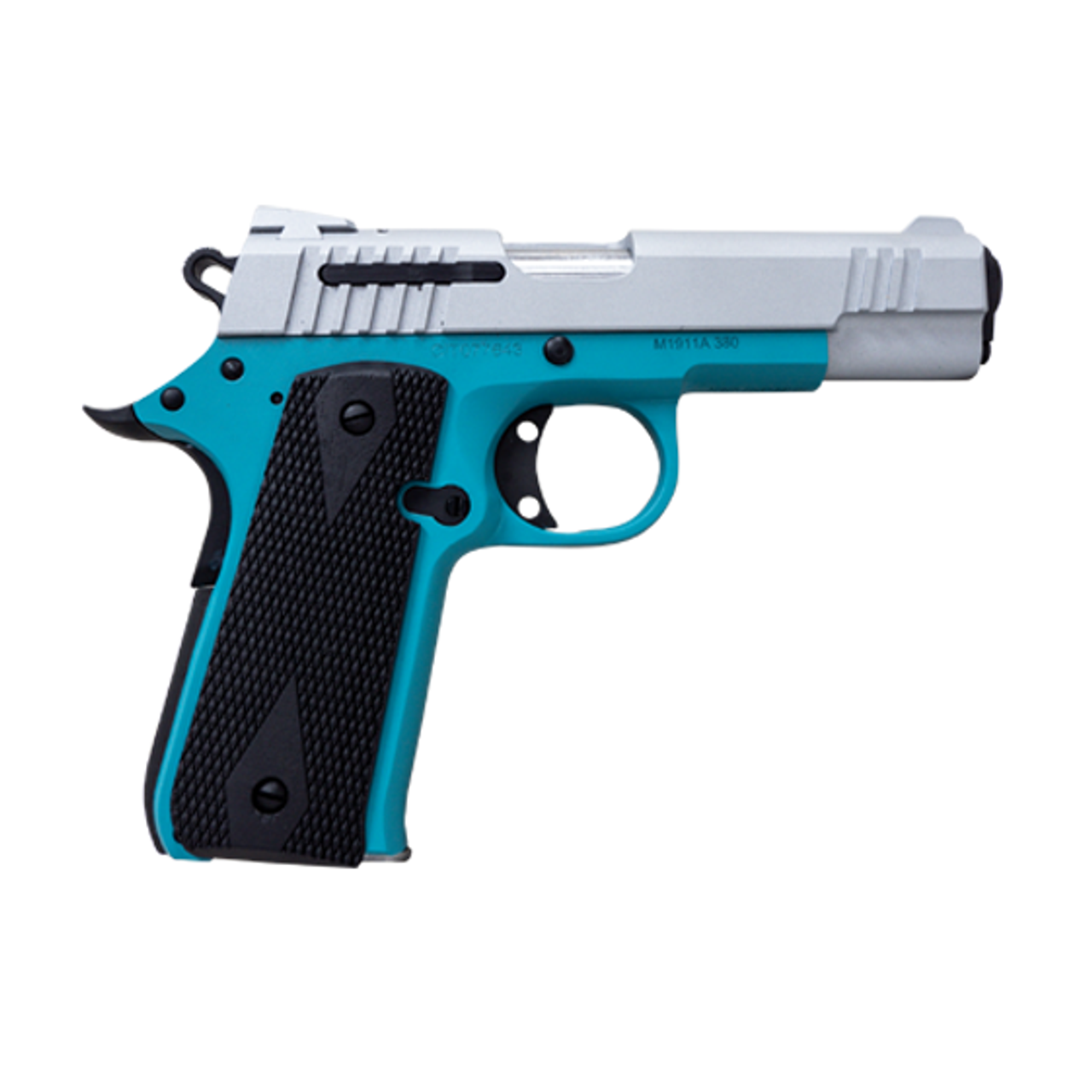 Citadel 1911-A1 380 Auto, 3.75" Barrel, Cerakote Aztec Teal, 7rd ...