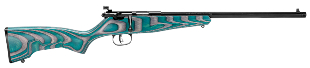 Savage Rascal Minimalist .22 LR, 16" Barrel, ChevCore Teal/Gray ...
